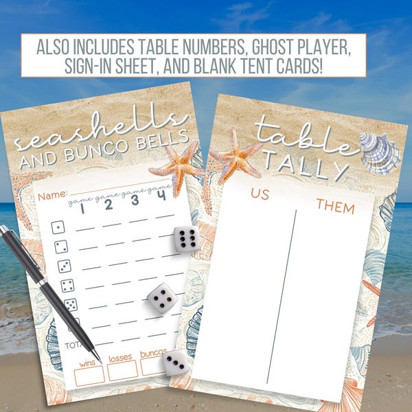 Beach Table Numbers - Etsy