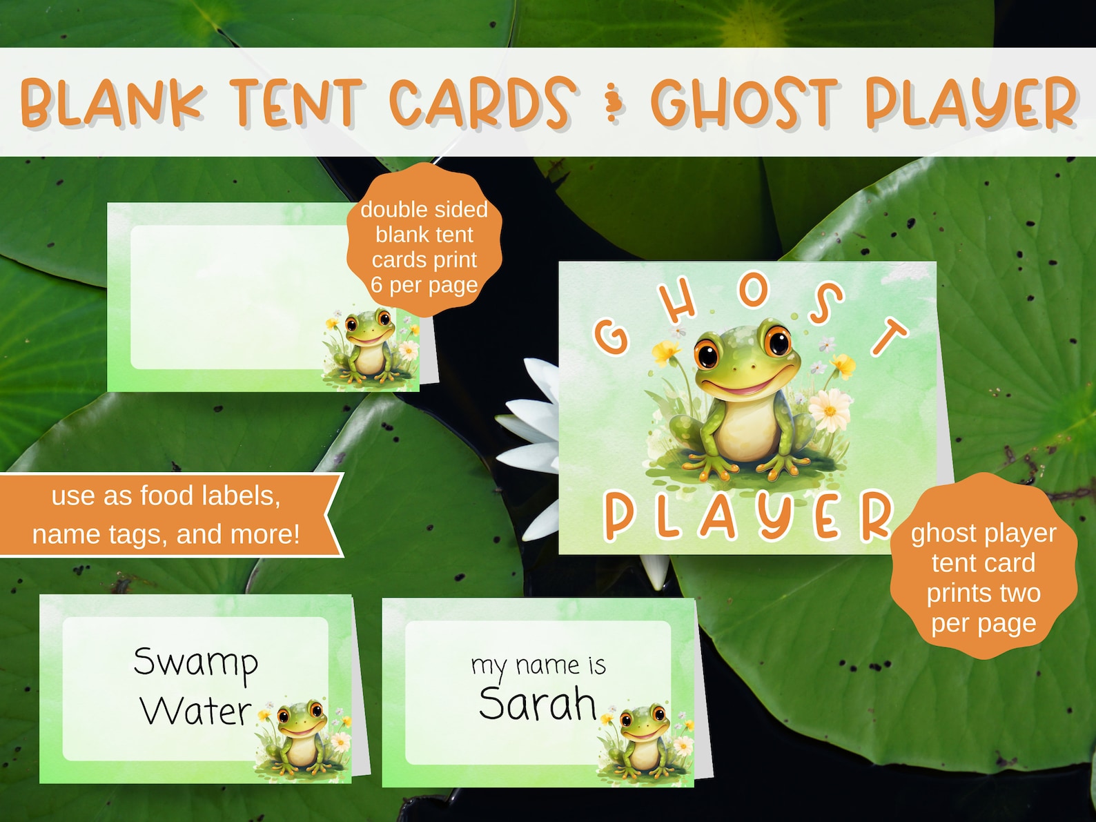 Printable Leap Year Frog Bunco Set With Score Sheets, Tally Sheets ...