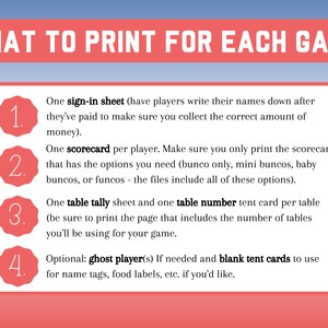 Digital Download 4th of July Themed Bunco Scorecard Set - Score Sheets ...