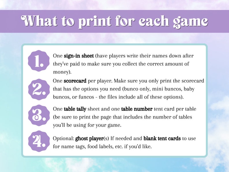 Printable Pastel Disco Ball New Year Bunco Set With Score Sheets, Tally ...