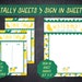 Printable Lemon Bunco Set With Scorecards, Tally Sheets, Table Numbers ...