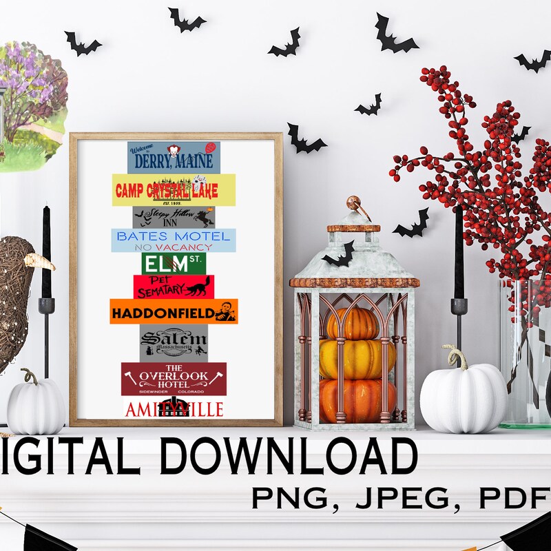 Horror Movie Signs - Etsy