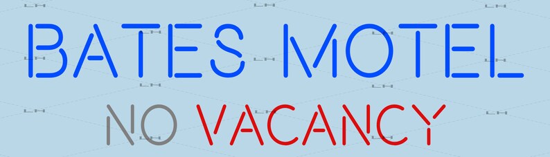 Bates Motel Sign Digital Download SVG, PNG, JPG - Etsy