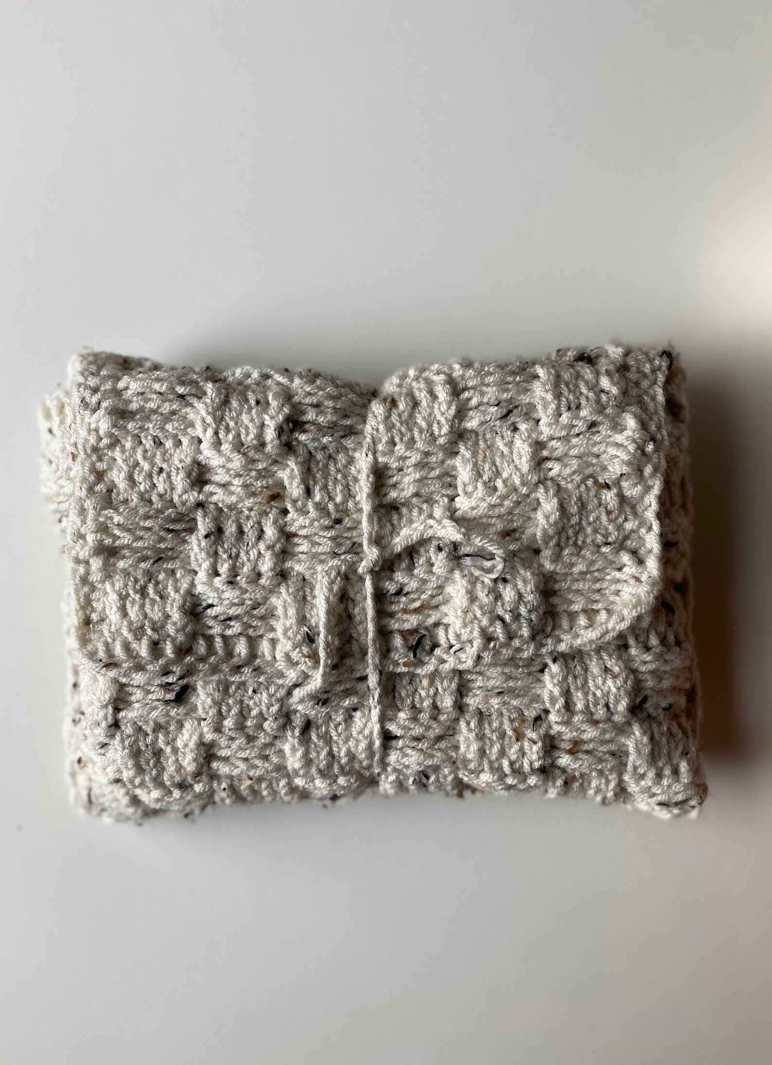 Handmade Neutral Crochet Woven Book Cover - Etsy