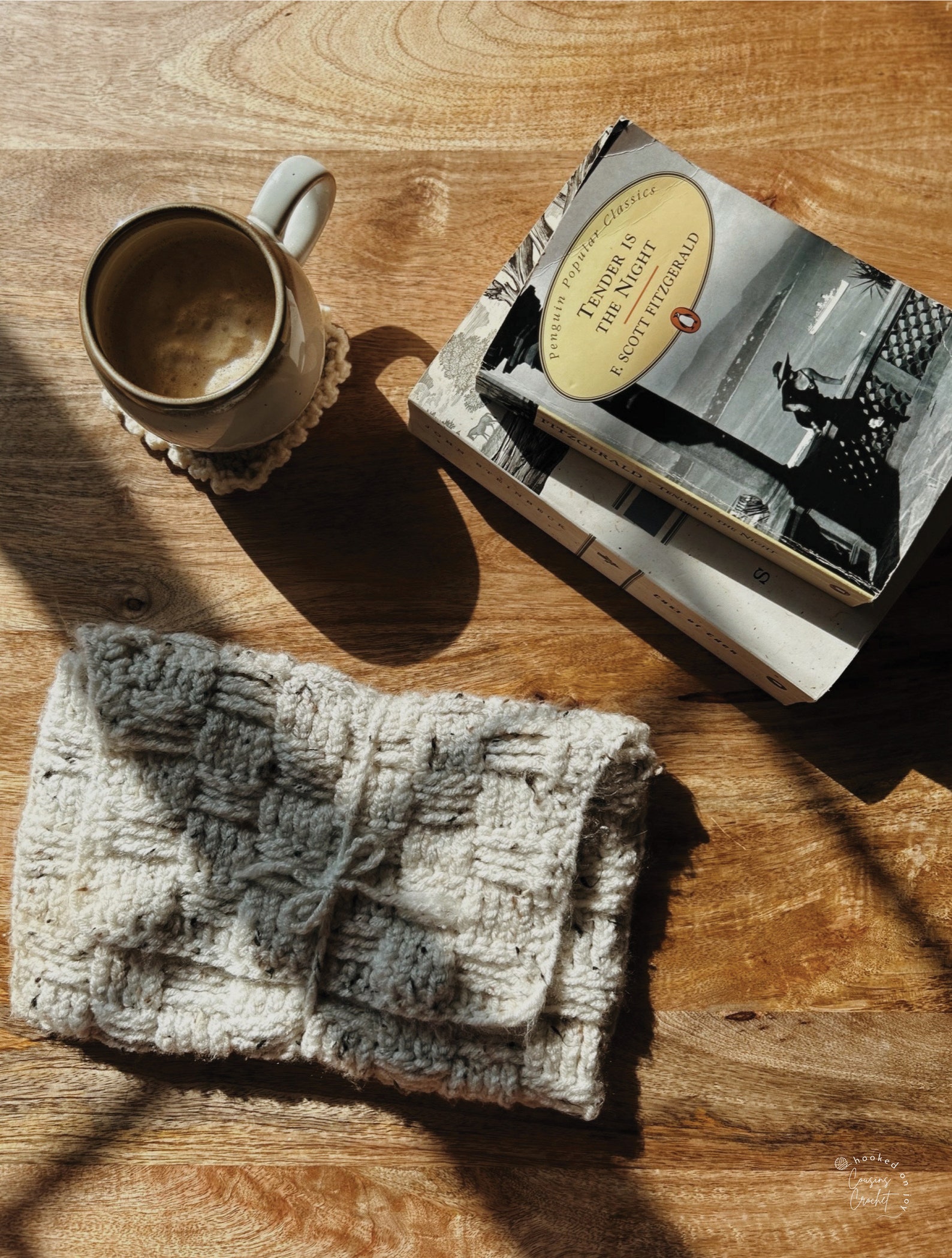 Handmade Neutral Crochet Woven Book Cover - Etsy