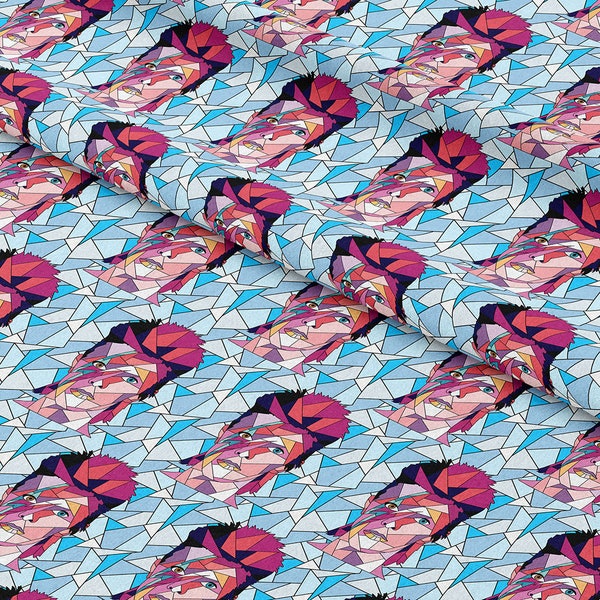 Geo Print Fabric - Etsy UK