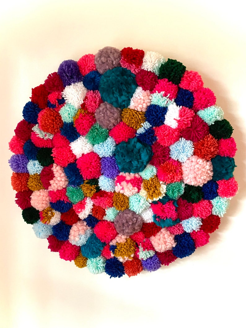 Pom Pom Wall Art - Etsy