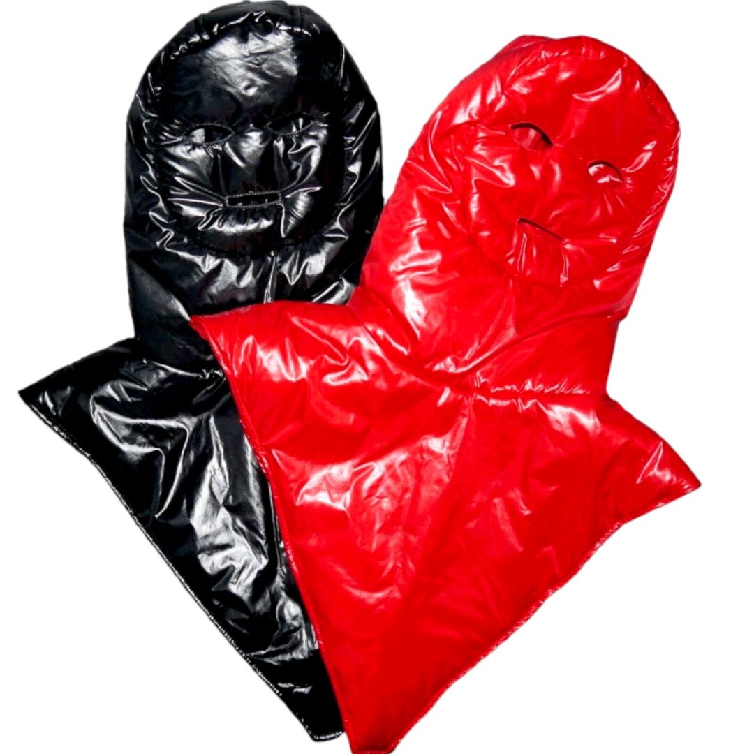 Shiny Nylon Face Mask With Padding 25 Mm - Etsy