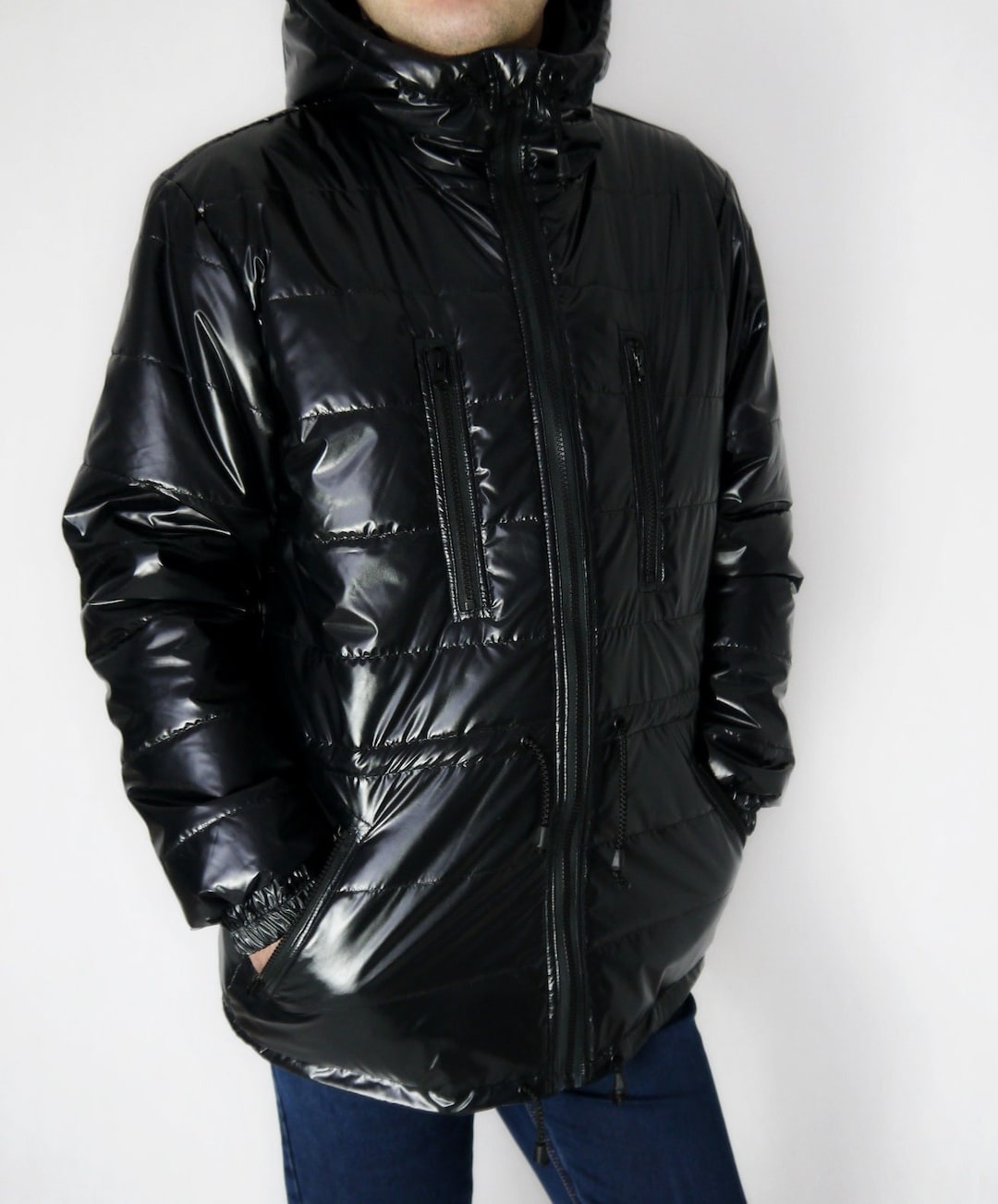 Glossy Nylon Nylko Shiny Nylon Jacket EXG4 Ski Jacket Winter Jacket ...