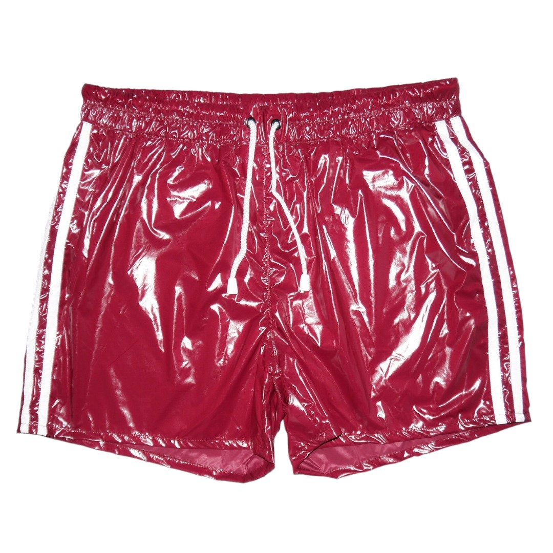 Shorts PS Sprinter Shorts Nylon Shiny Nylon LACK PVC Wetlook Shiny ...