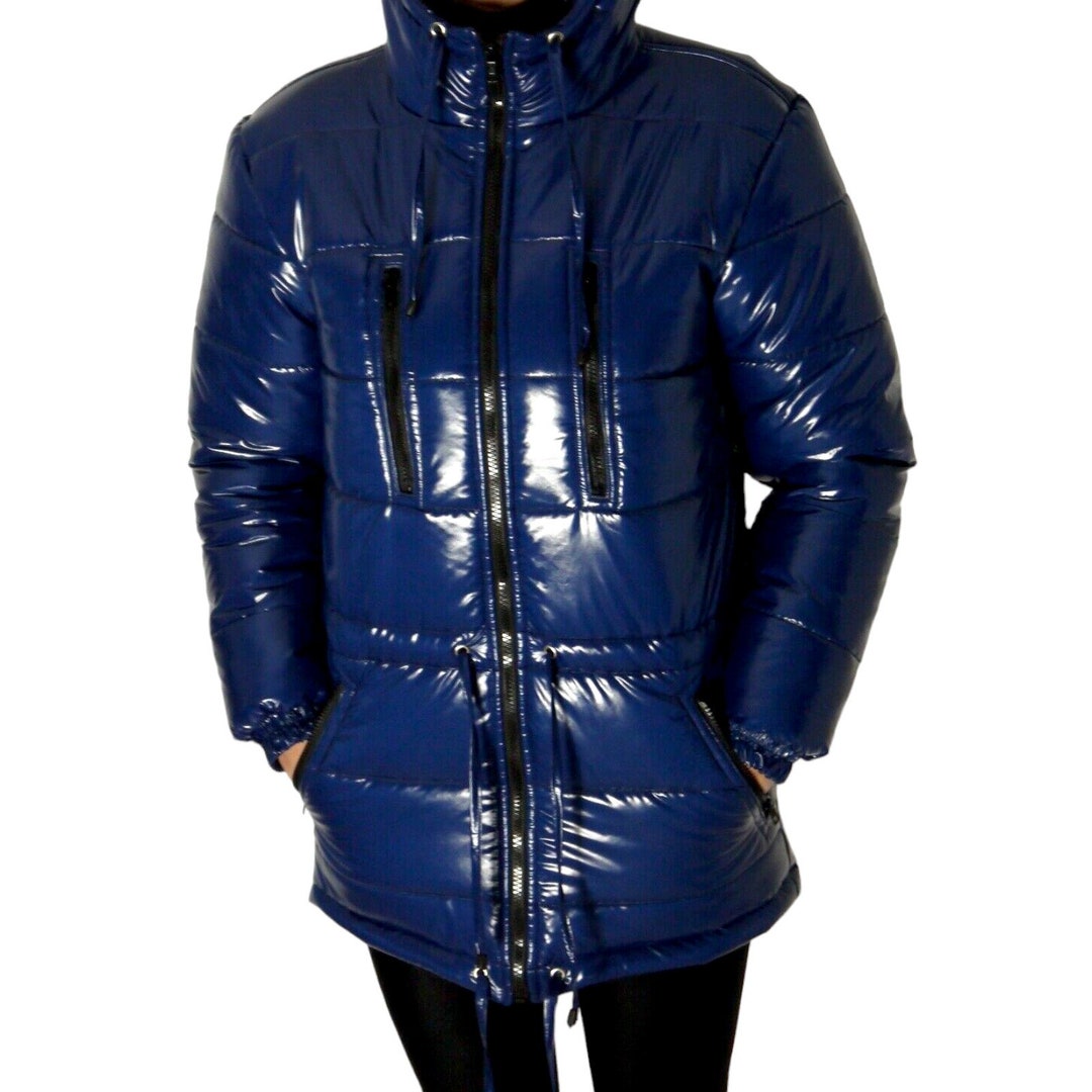 Glanznylon LACK PVC Wetlook Shiny Nylon Jacket With 15 Mm Padding ...