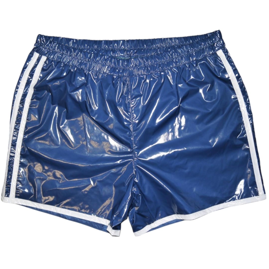 Shiny Nylon Shorts PSL Sprinter Shiny Nylon LACK PVC Wetlook Shiny ...