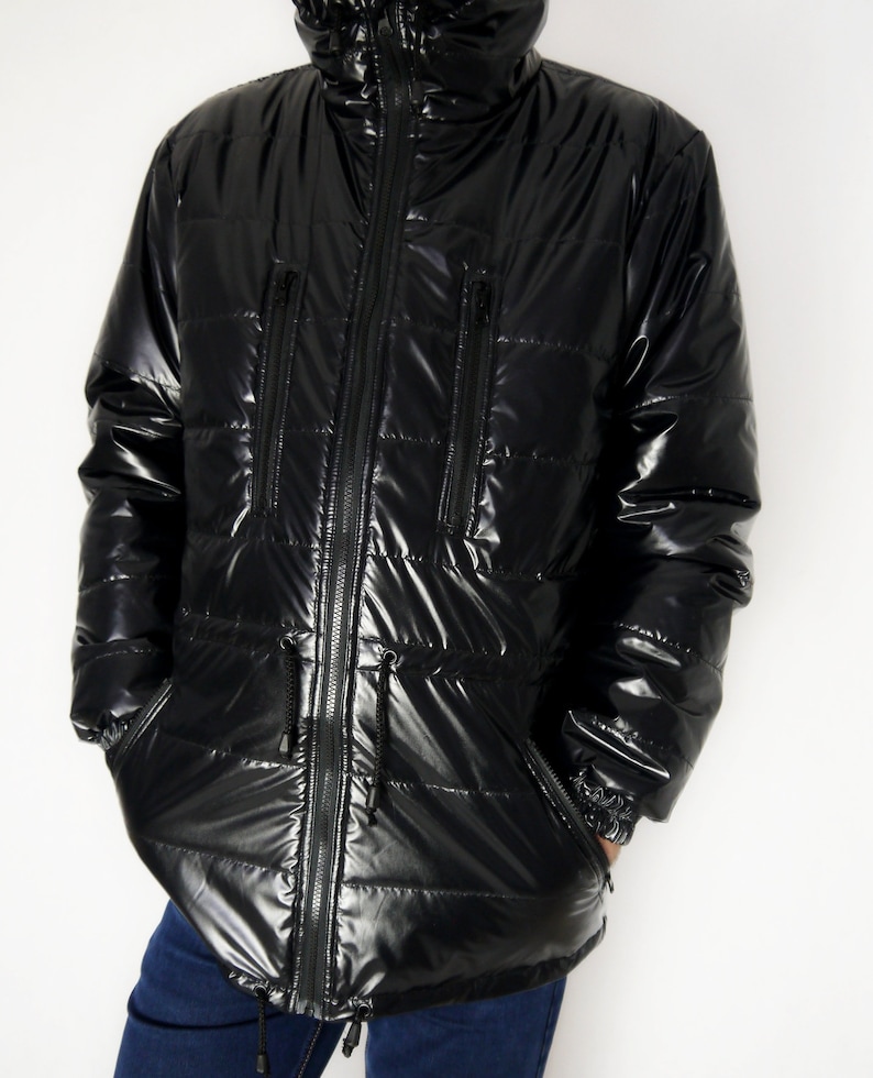 Shiny Nylon Jacket PKN Ski Jacket Winter Jacket 15 Mm - Etsy Canada