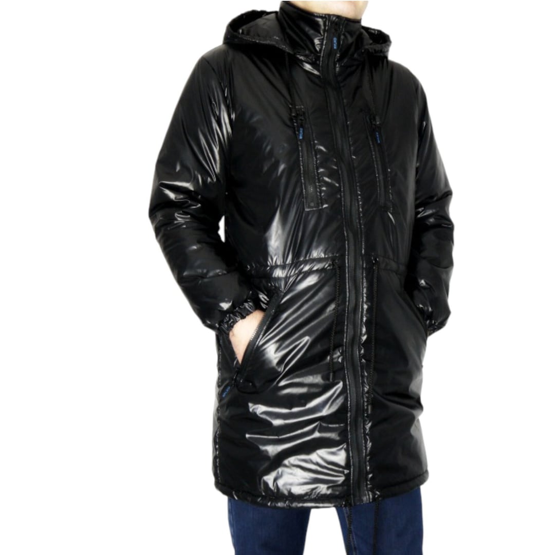 Shiny Nylon Nylko Shiny Nylon Jacket With 6 Mm Padding Jacket RE Jacket ...