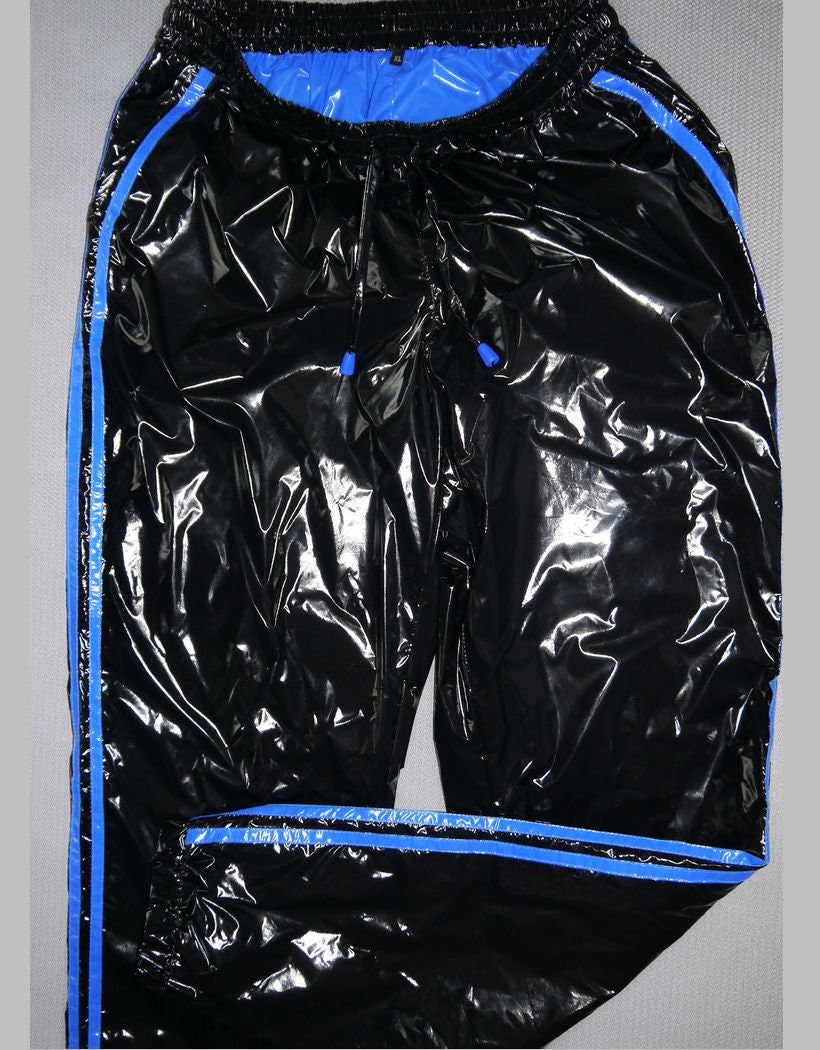 Glanzend nylon LACK PVC Wetlook glanzende nylon broek - Etsy Nederland