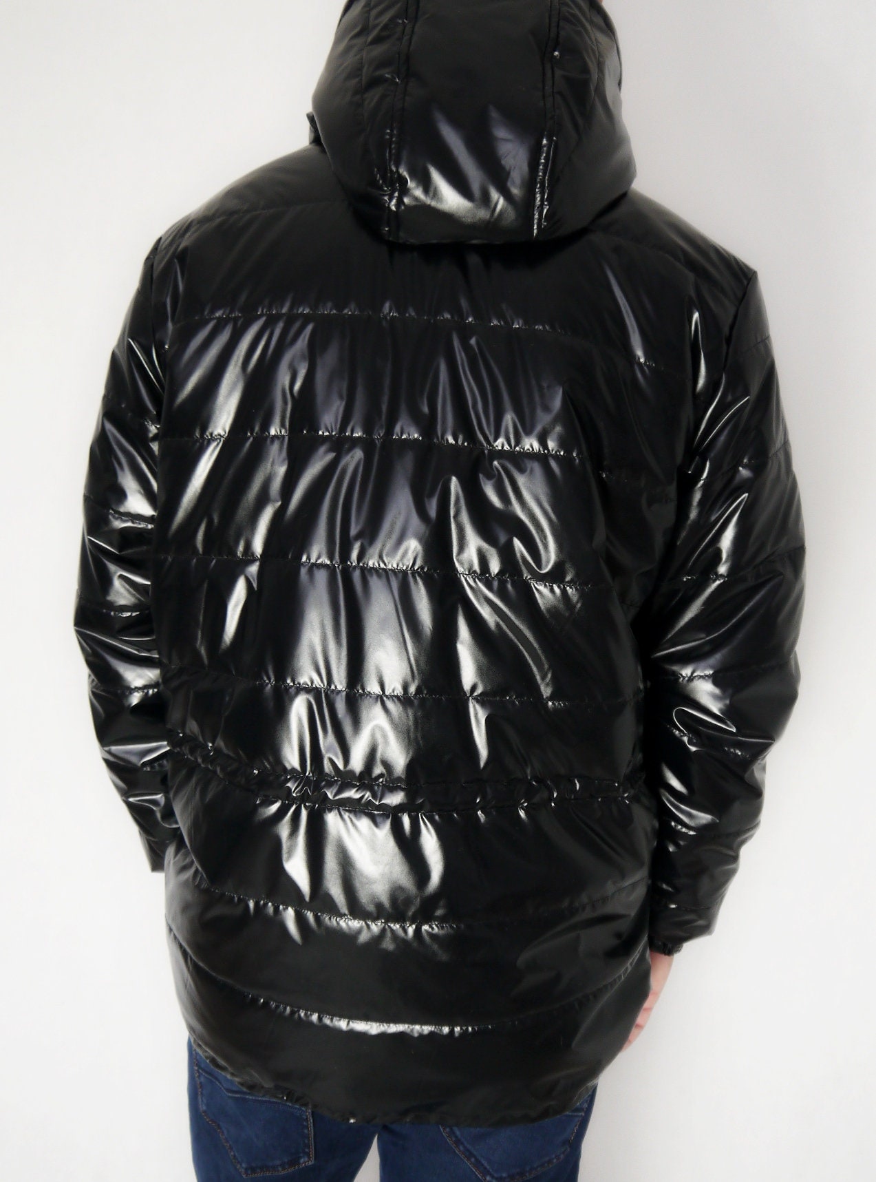 Shiny Nylon Jacket PKN Ski Jacket Winter Jacket 15 Mm - Etsy