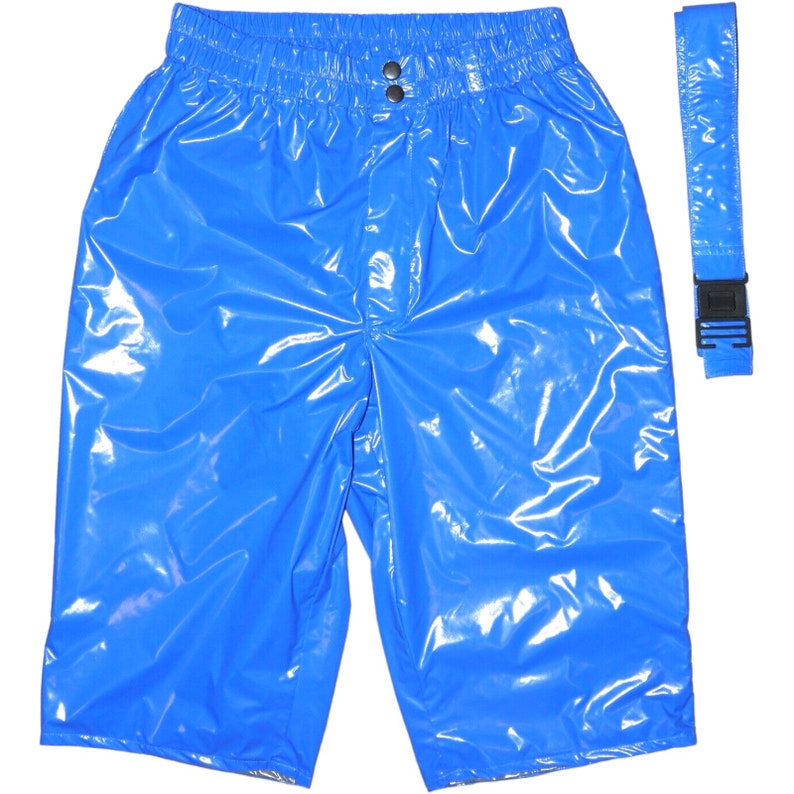Shiny Nylon Shorts OL35 PVC Wetlook - Etsy