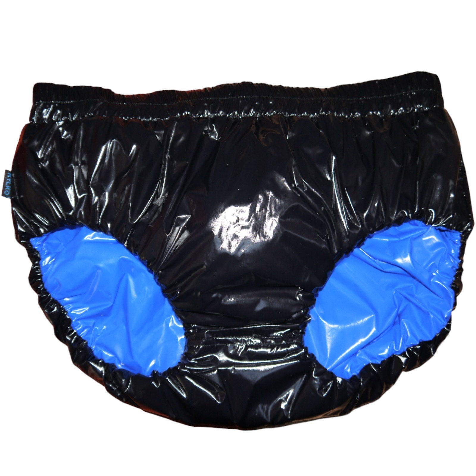Shiny Nylon Briefs With Padding 15 Mm Shiny Nylon LACK PVC Wetlook ...