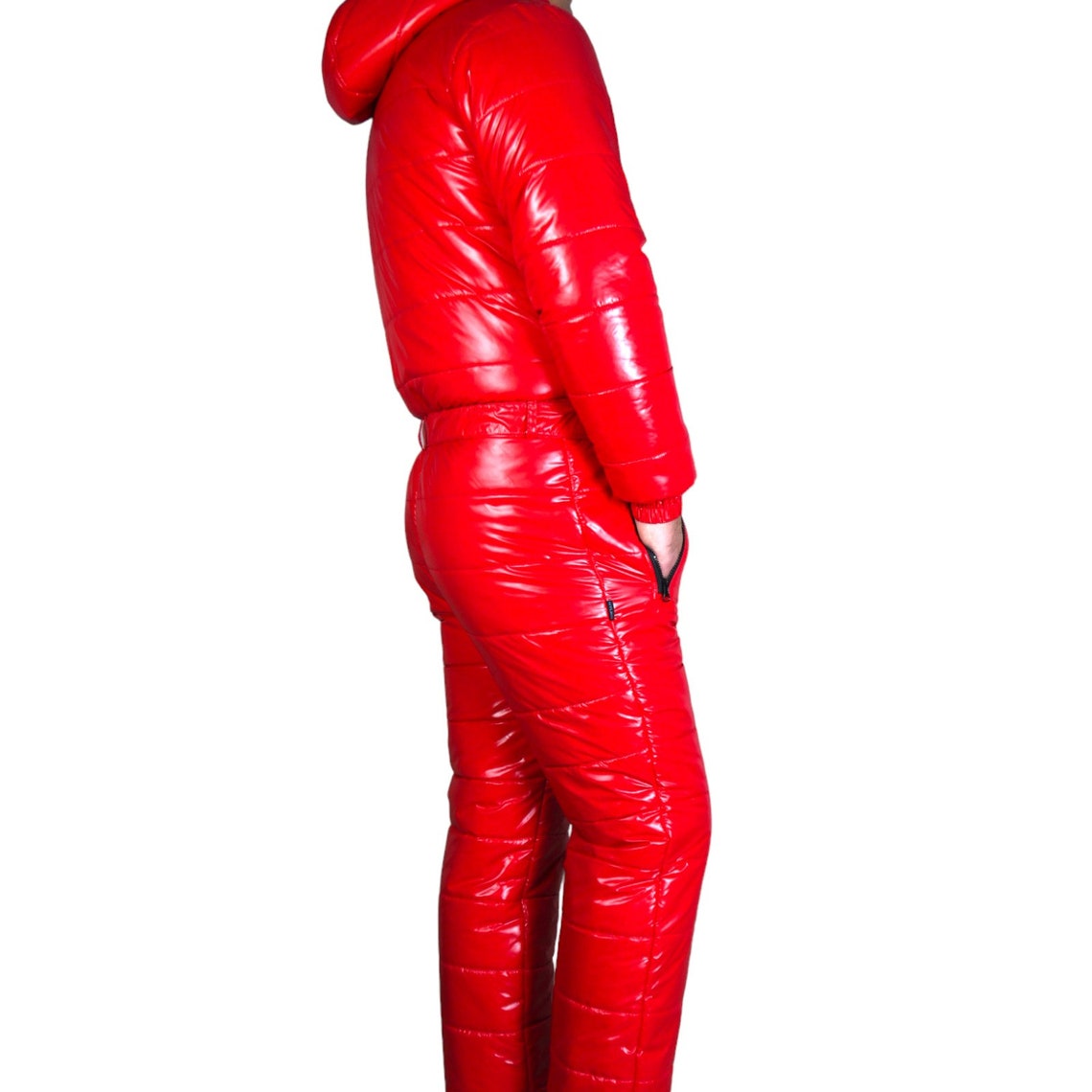 Glossy Nylon Nylko Shiny Nylon Ski Overall, Snow Overall, Ski Suit PK 6 ...