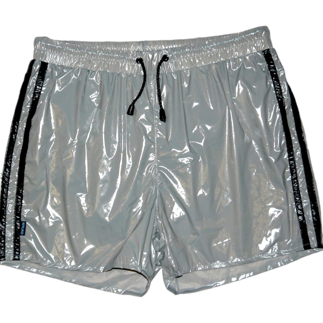 Shorts PS Sprinter Shorts Nylon Shiny Nylon LACQUER PVC Wetlook Shiny ...
