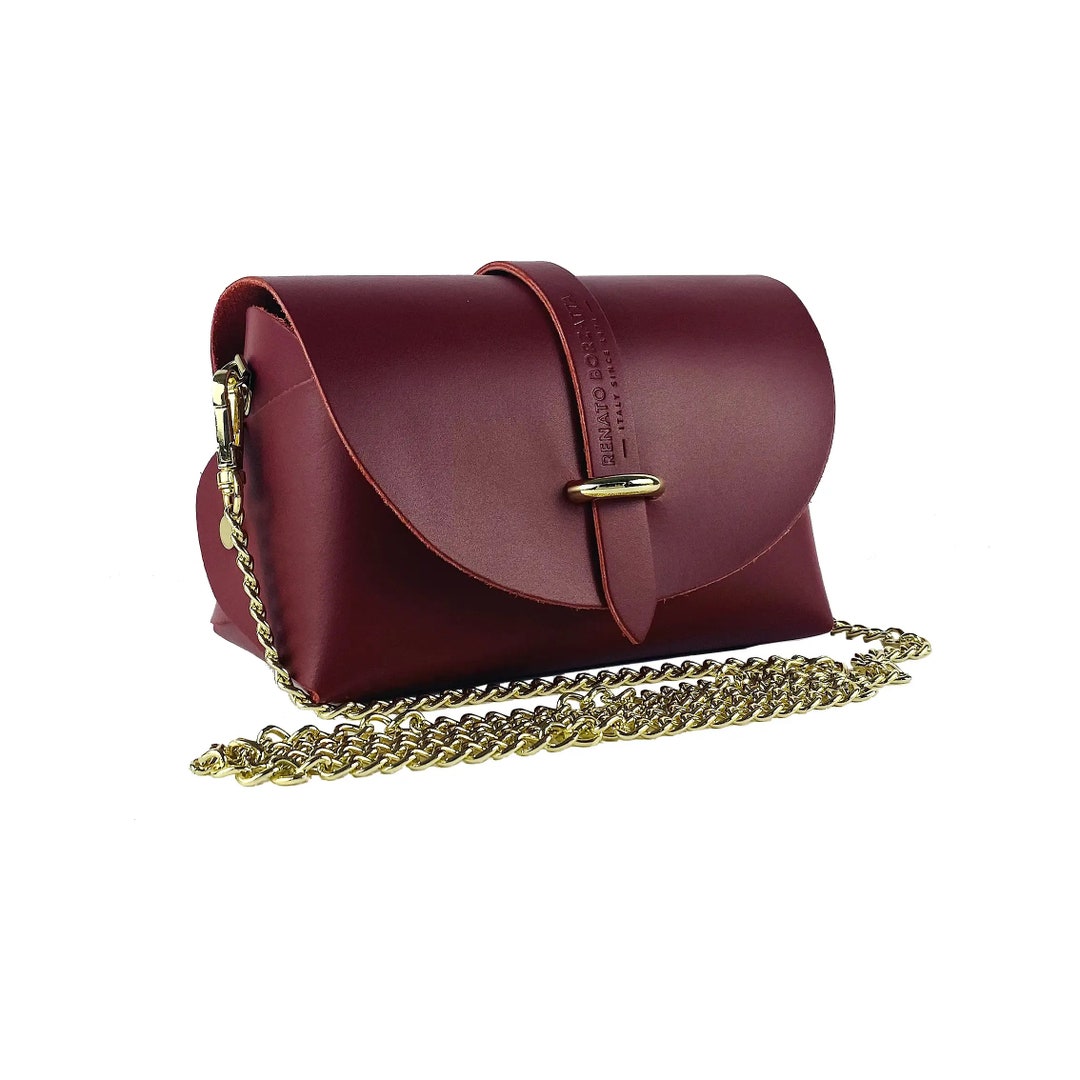 Mini Bag With Metal Shoulder Strap - Etsy