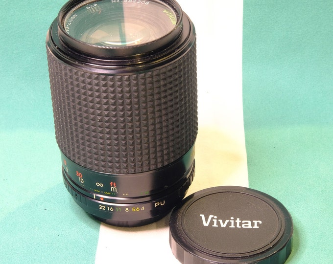 Vitacon 70-200mm F/4.0-f/5.6 35mm Camera Lens. MACRO. M42 Mount. for ...