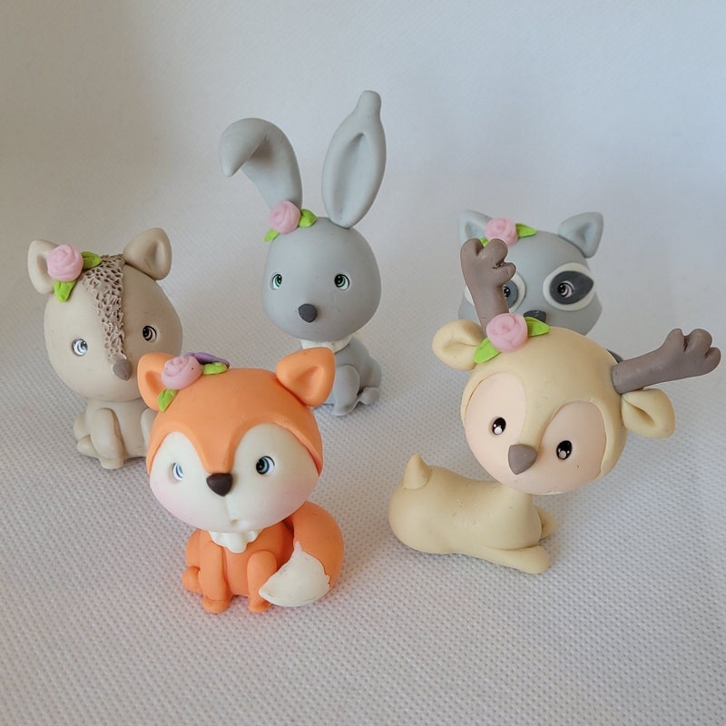 Woodland Creatures Cake Topper - Etsy
