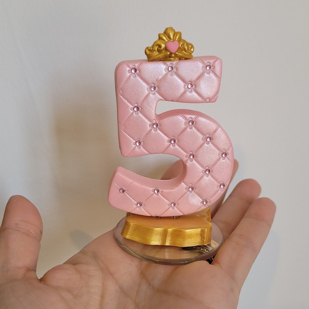 Princess Birthday Candle / Cake Topper | Doesn't Melt | Handmade With ...