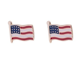 Flag Earrings - Etsy
