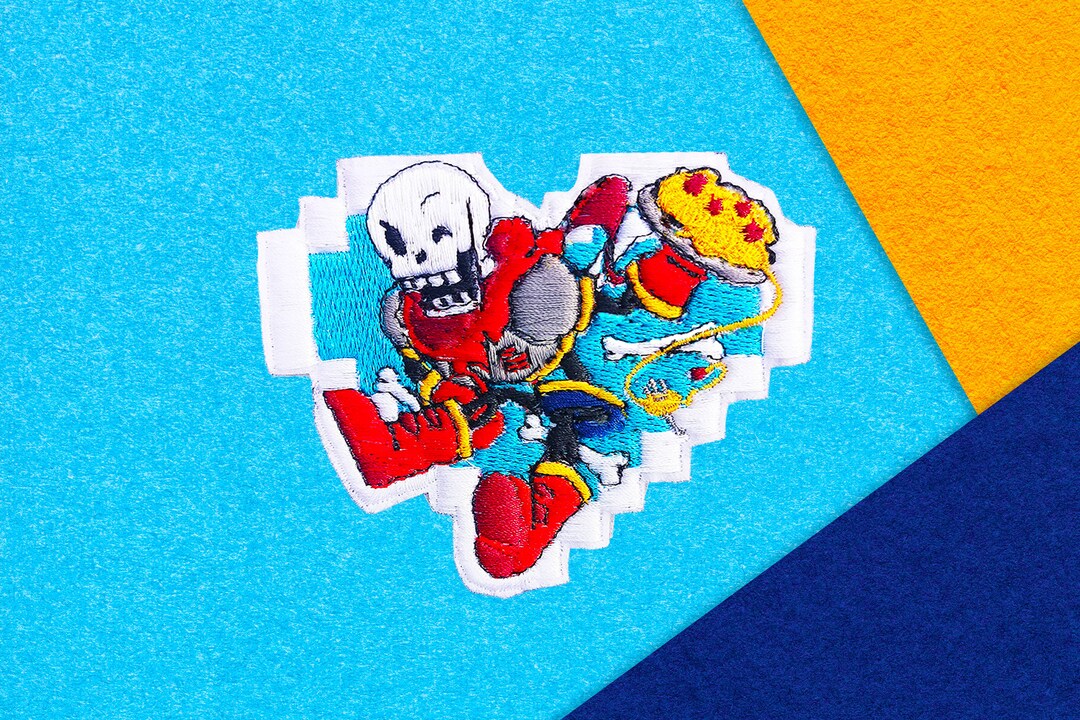Undertale Papyrus Game Patch Embroidered - Etsy