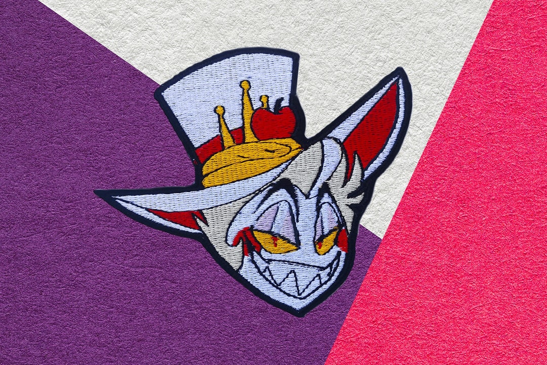 Hazbin Hotel Lucifer Morningstar Inspired Embroidered Patch - Etsy