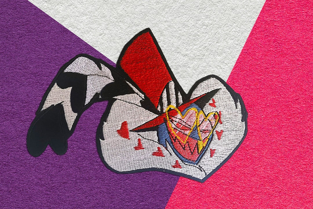 Hazbin Hotel Valentino Inspired Embroidered Patch - Etsy