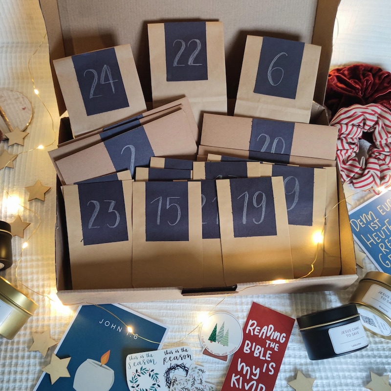 Christian Advent Calendar - Etsy