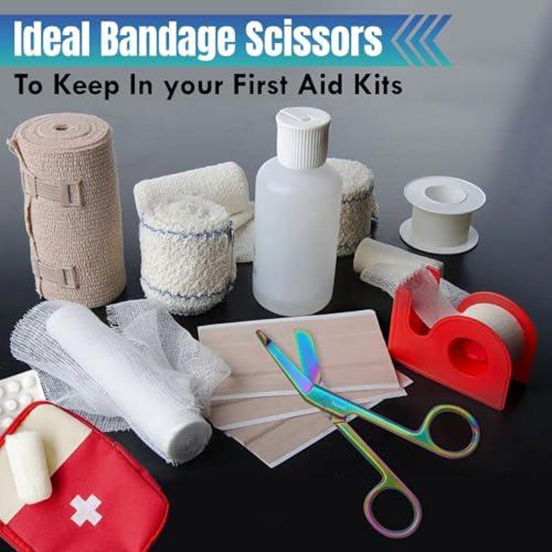 Stainless Steel Bandage Scissors: Medical Shears for First Aid - Etsy