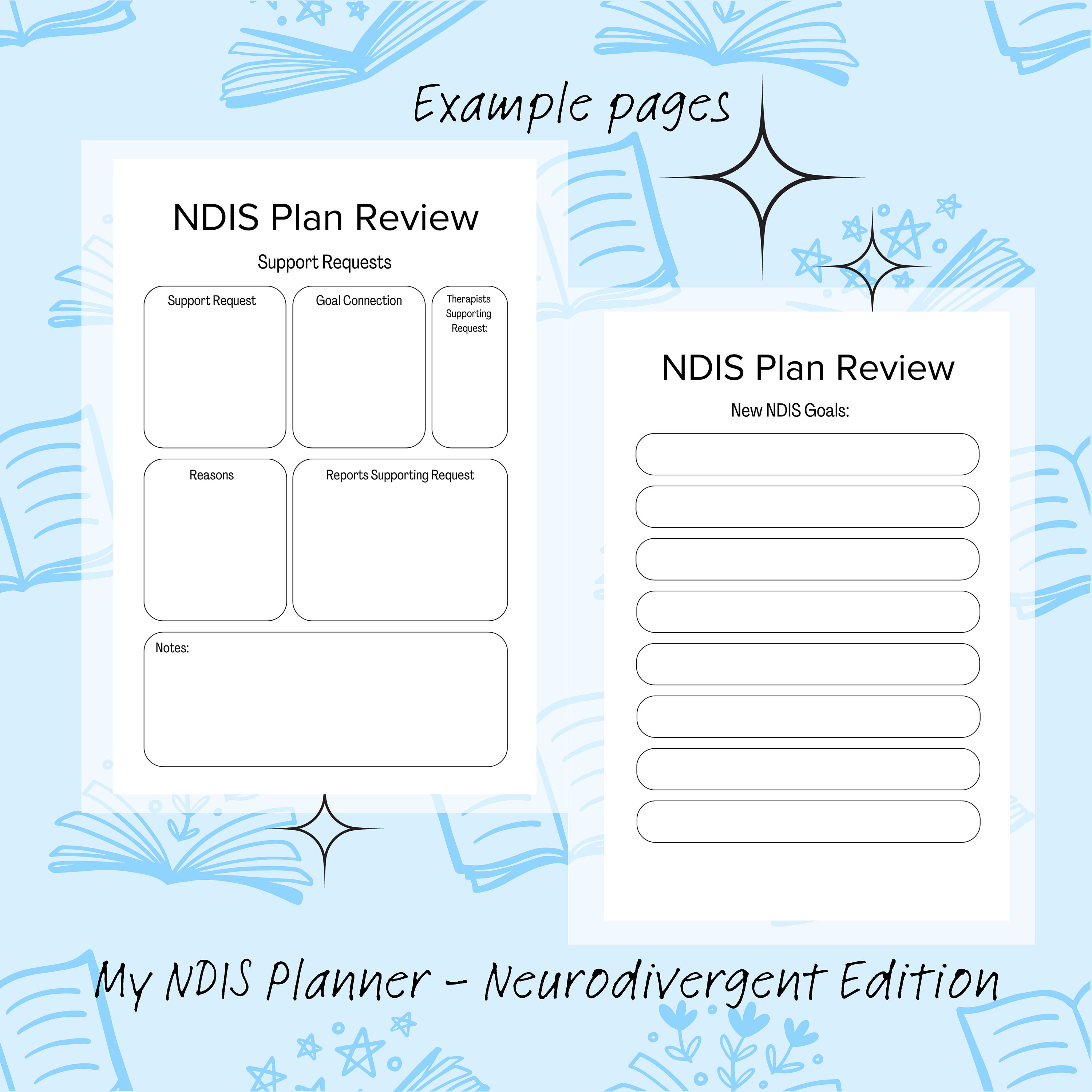My NDIS Planner A Journal for Keeping Your NDIS Plan - Etsy Australia