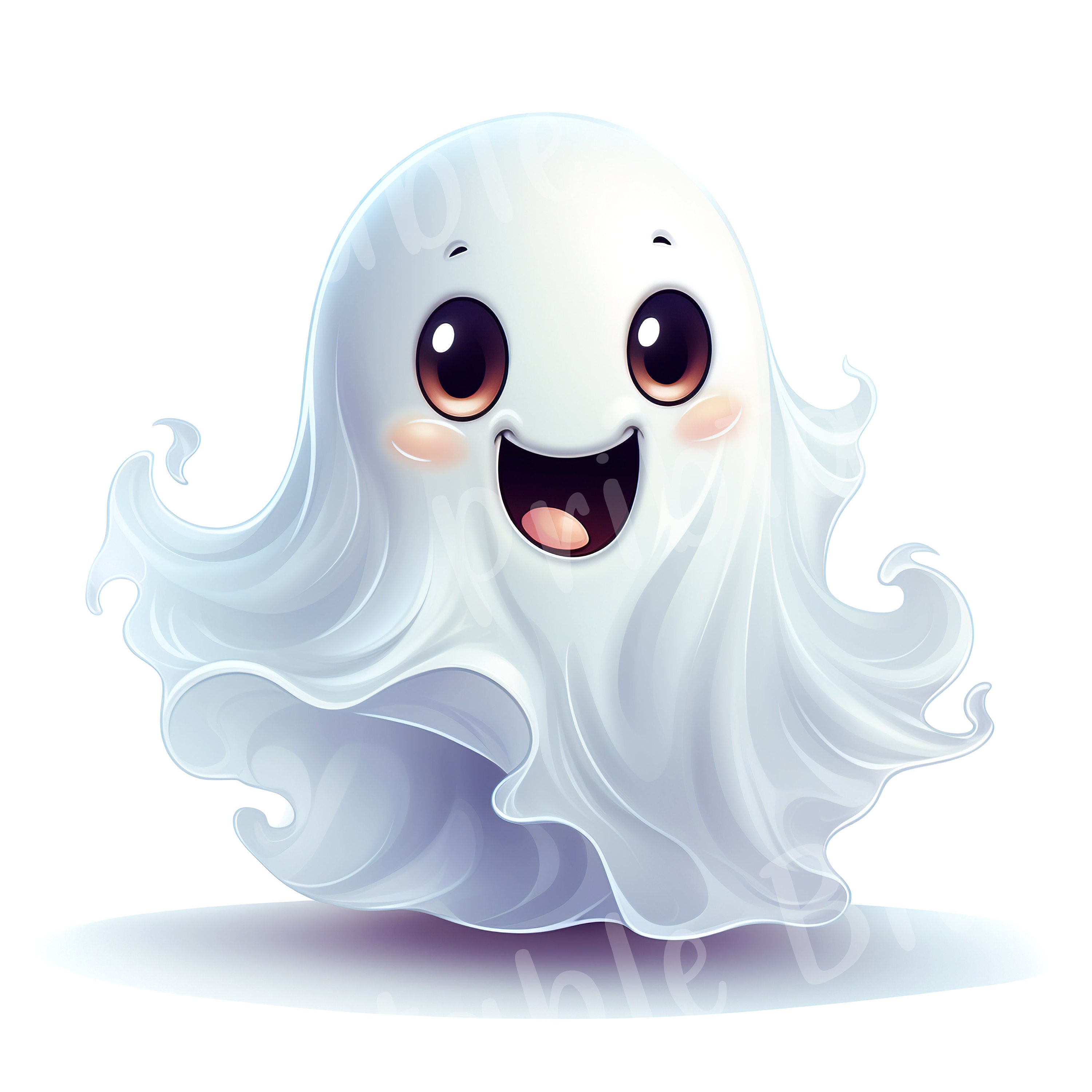 Cute Ghost Clipart, Halloween Clip Art, Clip Art for Halloween Designs ...