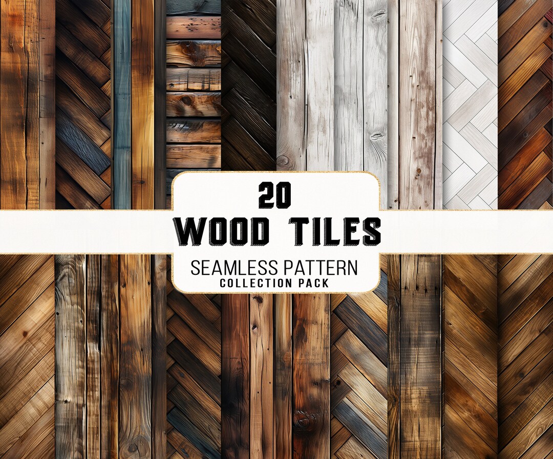 Wood Texture Seamless Pattern, Natural Wood Background, Digital Wood ...