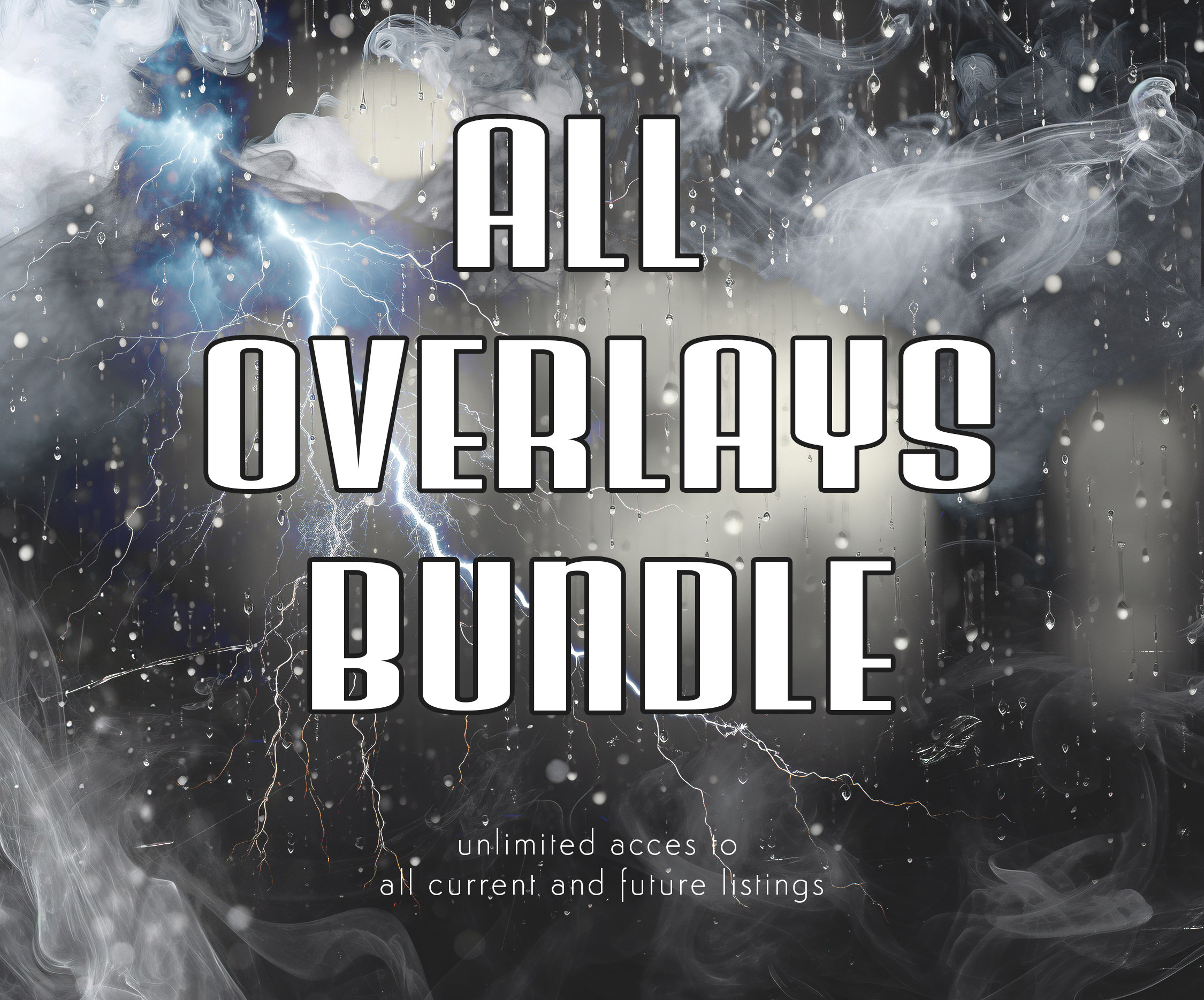 All Overlays Bundle, Professional PNG Overlays for Photoshop, Smoke Texture, Fire Effects ...