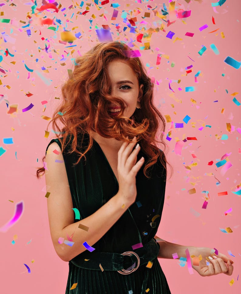 Confetti Photo Overlays: PNG & JPG, Party Effects (digital Download) - Etsy