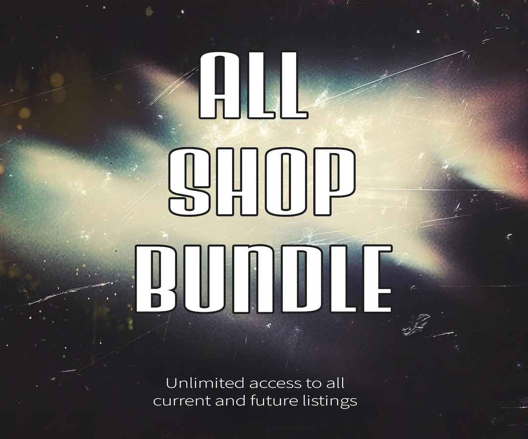 Shop Bundle: PNG Overlays, Clipart, Printable Art (commercial Use) - Etsy