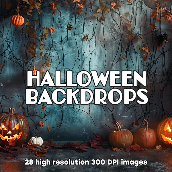 Halloween Backdrop - Etsy