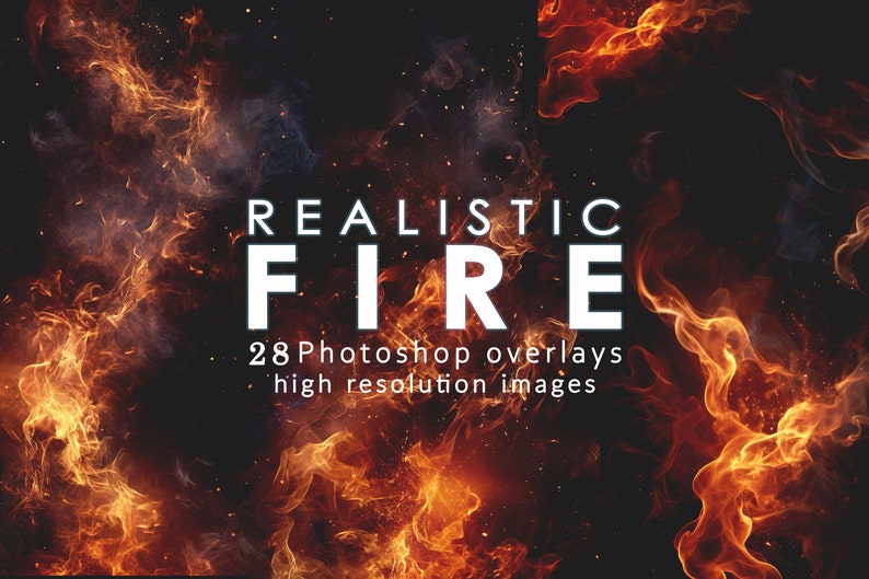 Realistic Fire Overlays for Photoshop, High Quality Photoshop Overlays ...