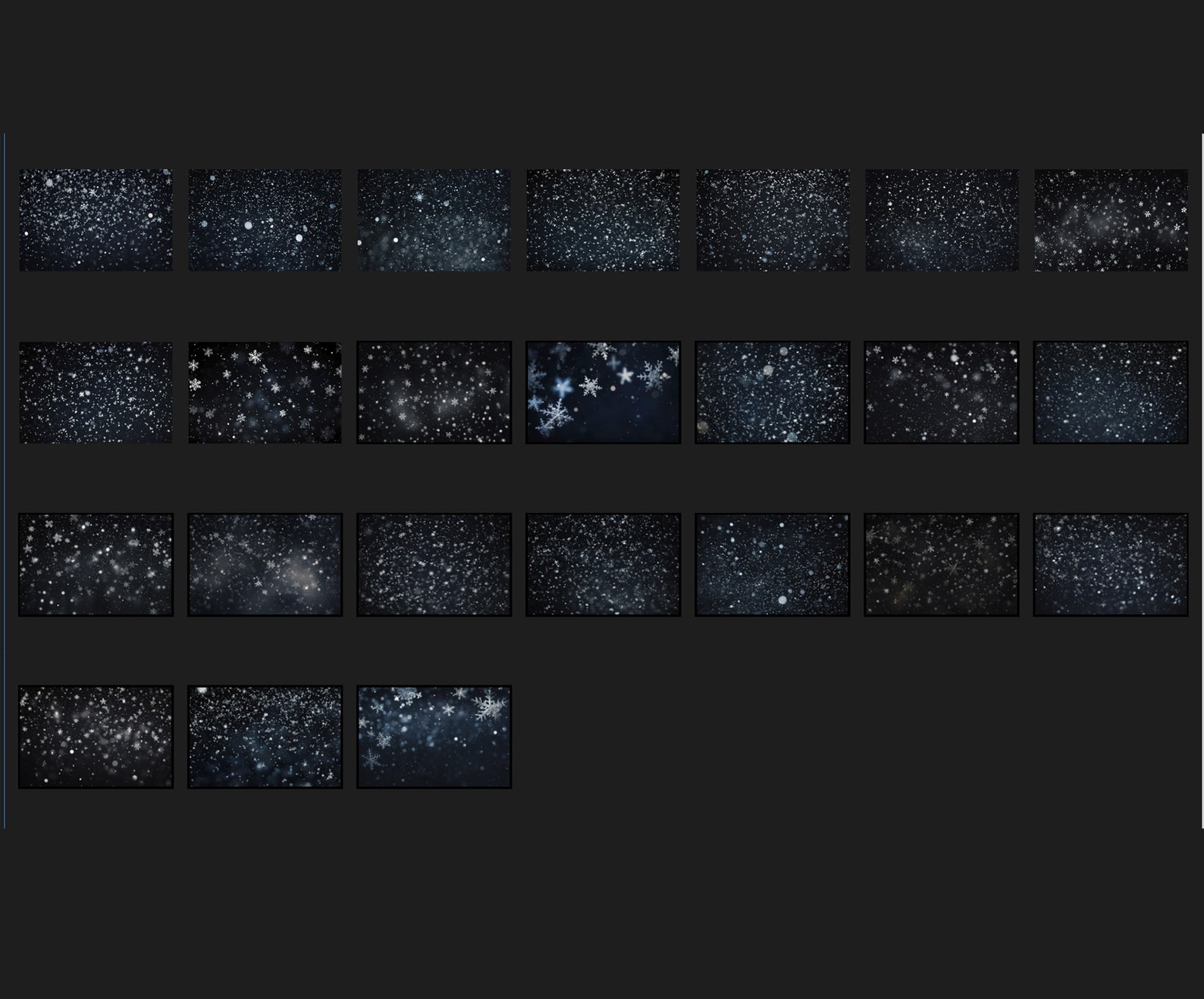 Snowflake Overlays, Falling Snowflakes Effects, Photoshop Snowflake ...