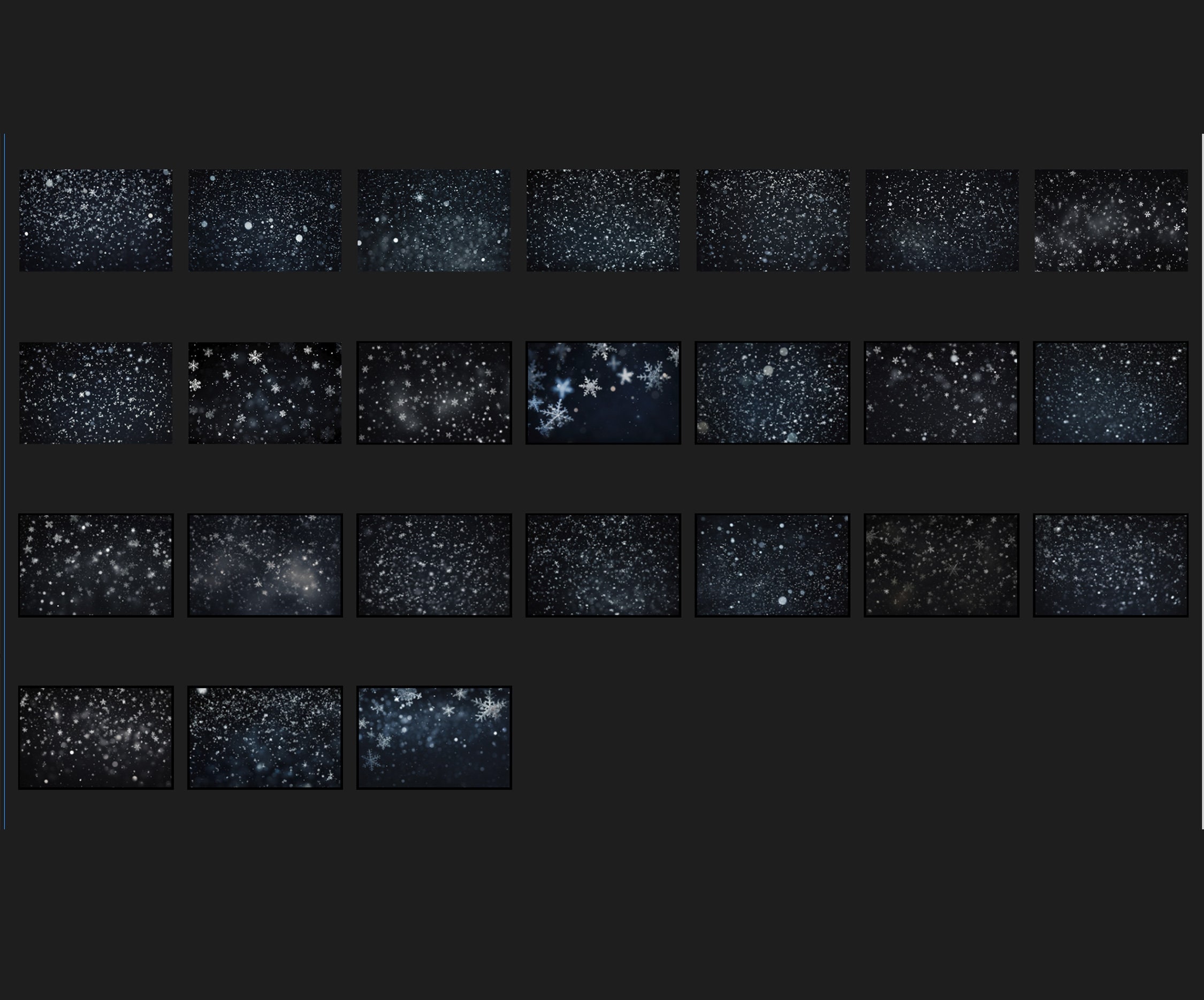 Snowflake Overlays, Falling Snowflakes Effects, Photoshop Snowflake ...