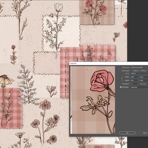 Cottagecore, Seamless Pattern, Bundle, High Resolution, Instant ...