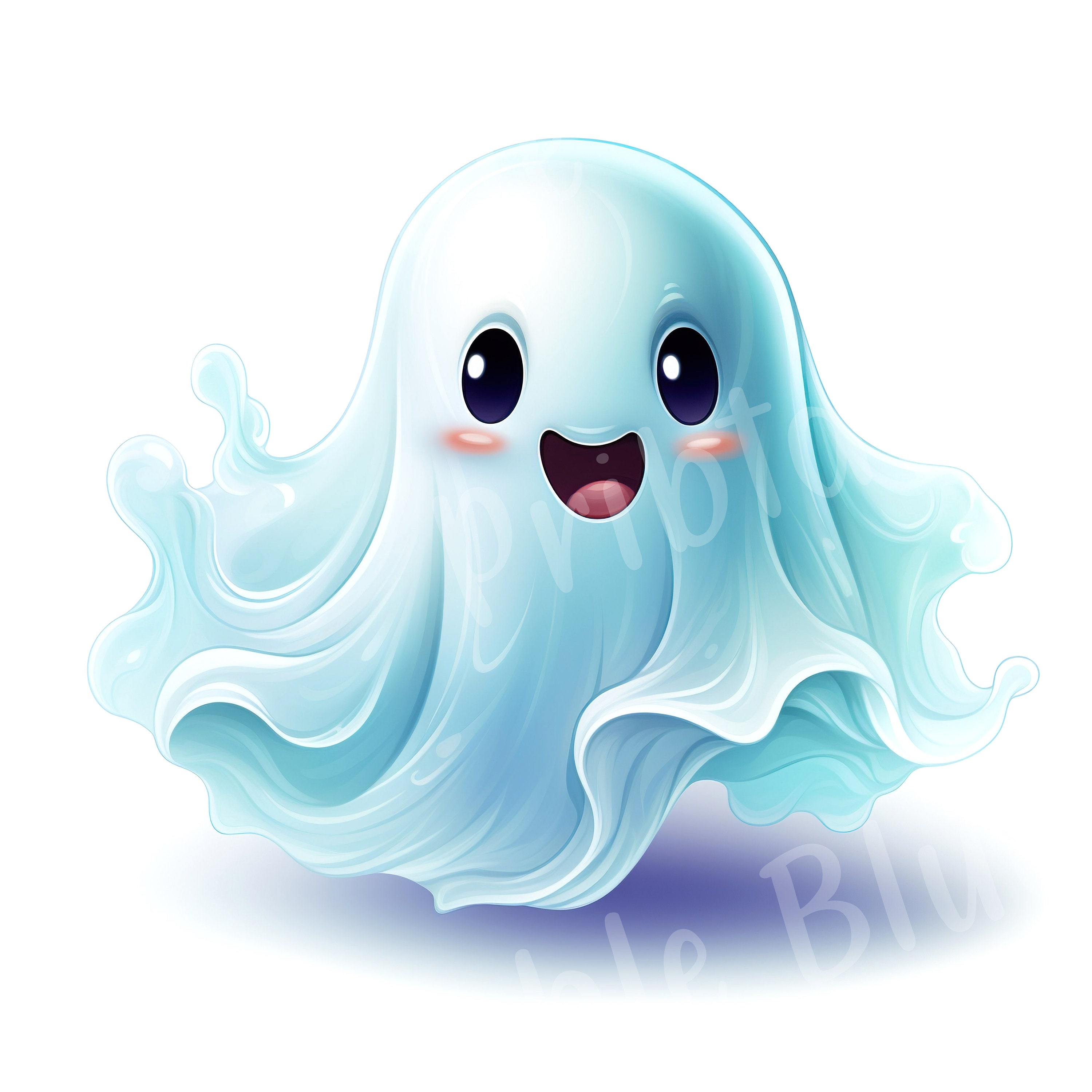 Cute Ghost Clipart, Halloween Clip Art, Clip Art for Halloween Designs ...