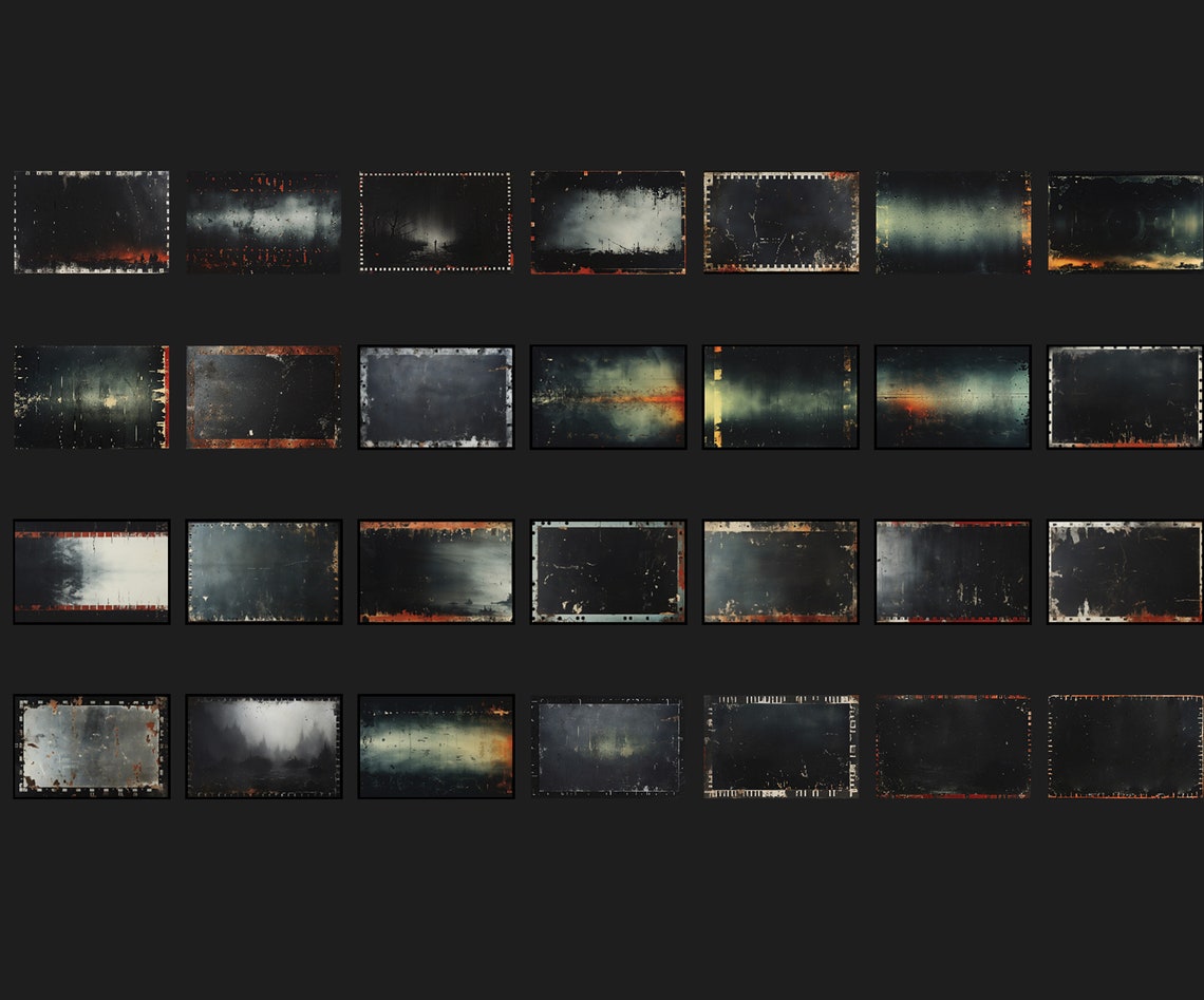 Retro Film Look Overlays, Film Overlays for Photoshop, Analog Film ...