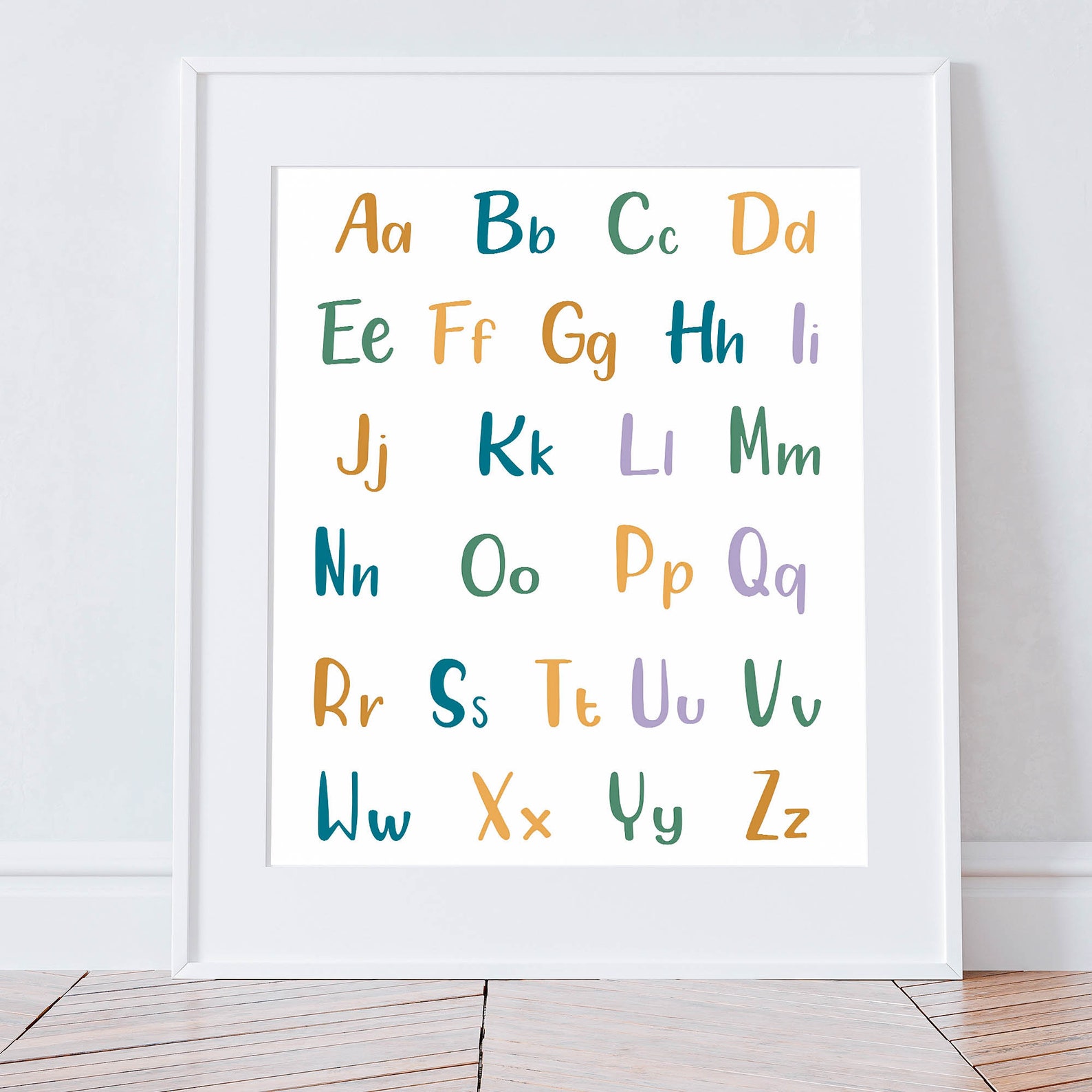 ABC Poster Alphabet Poster Classroom Poster Nursery Wall - Etsy