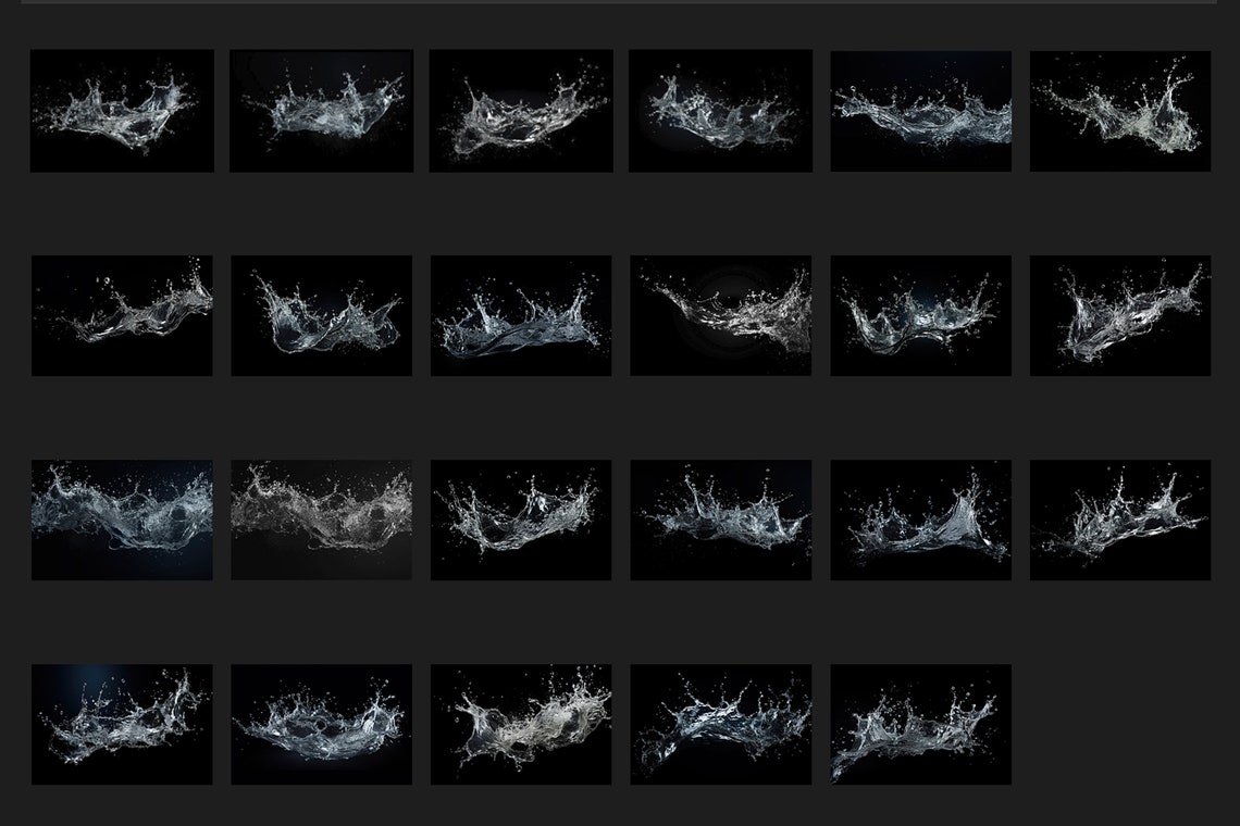 Water Splash PNG Water Splash Overlays on Transparent - Etsy Canada