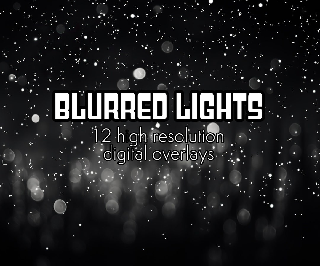Bokeh Light Texture Overlays: Studio Photography Effects (digital ...